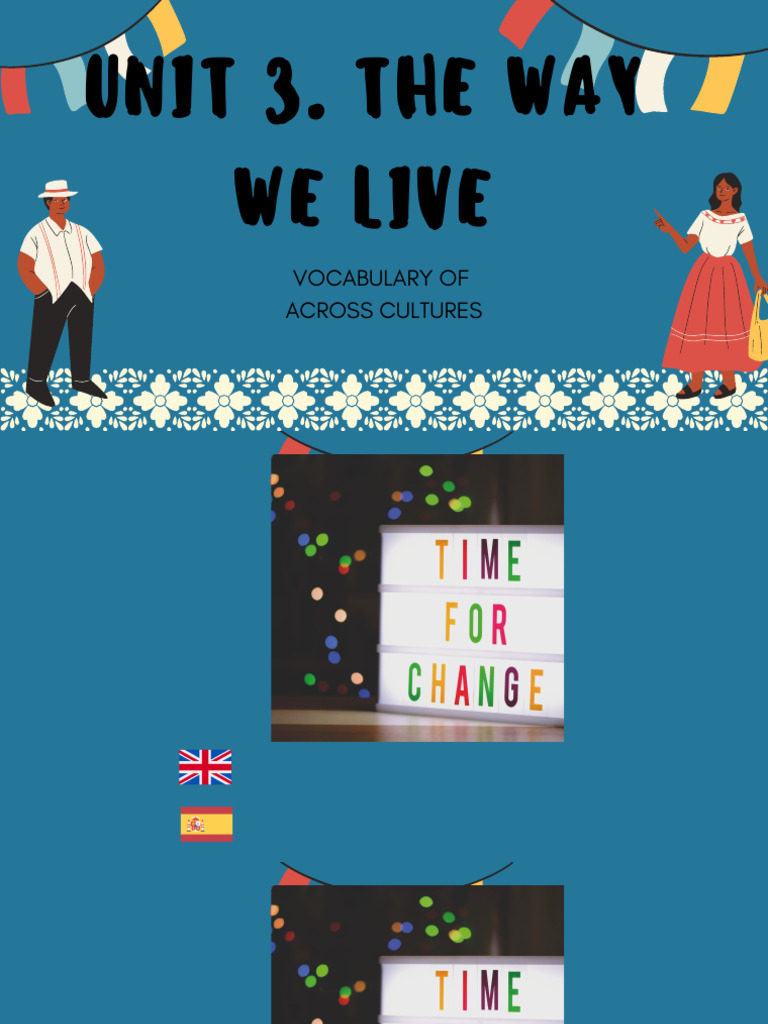 4ºc Unit 3. Vocabulary of Across Cultures | PDF