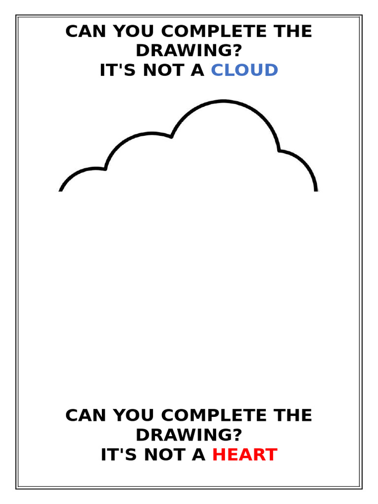 Can You End The Drawing | PDF