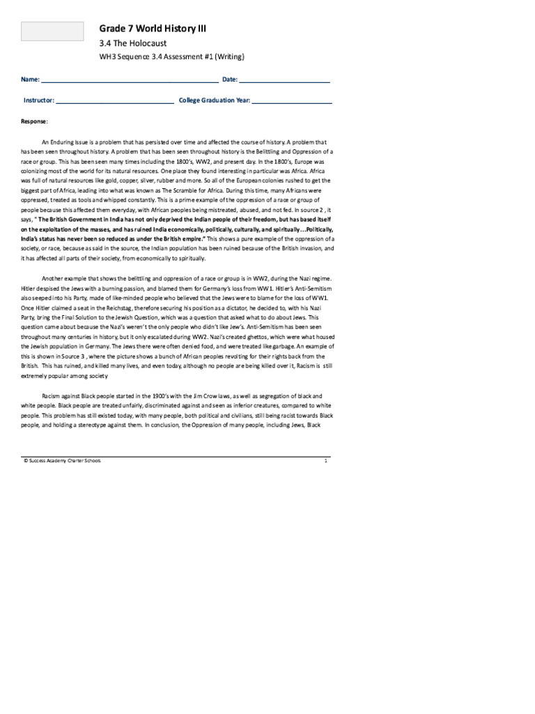 Christopher Waldron - History 7 - Sequence 3.4 - Task 17 - Sequence ...