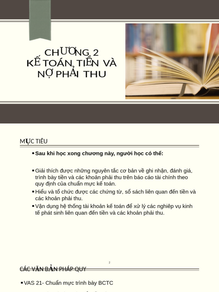 C2 - Ke Toan Tien Va No Phai Thu - BHSV CB | PDF