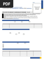 Dwu Non School Leaver Application Form | PDF | Science | Mathematics