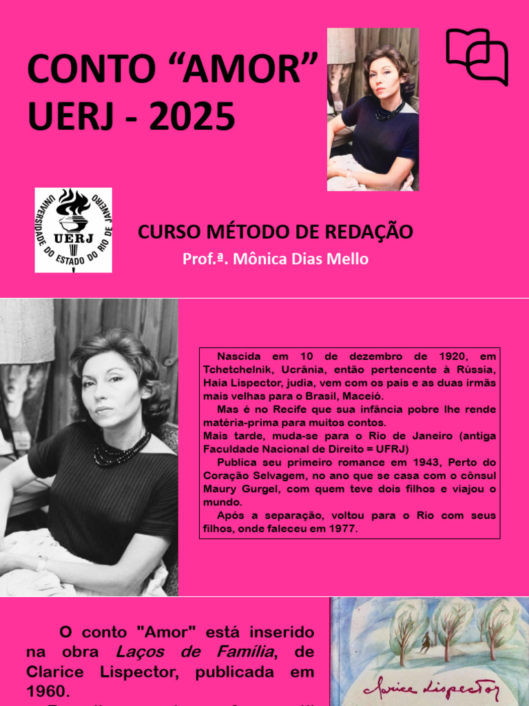 CONTO AMOR - UERJ 2025 | PDF