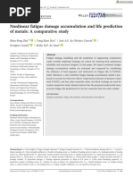 Miner's Rule for Cumulative Damage | PDF | Fatigue (Material ...