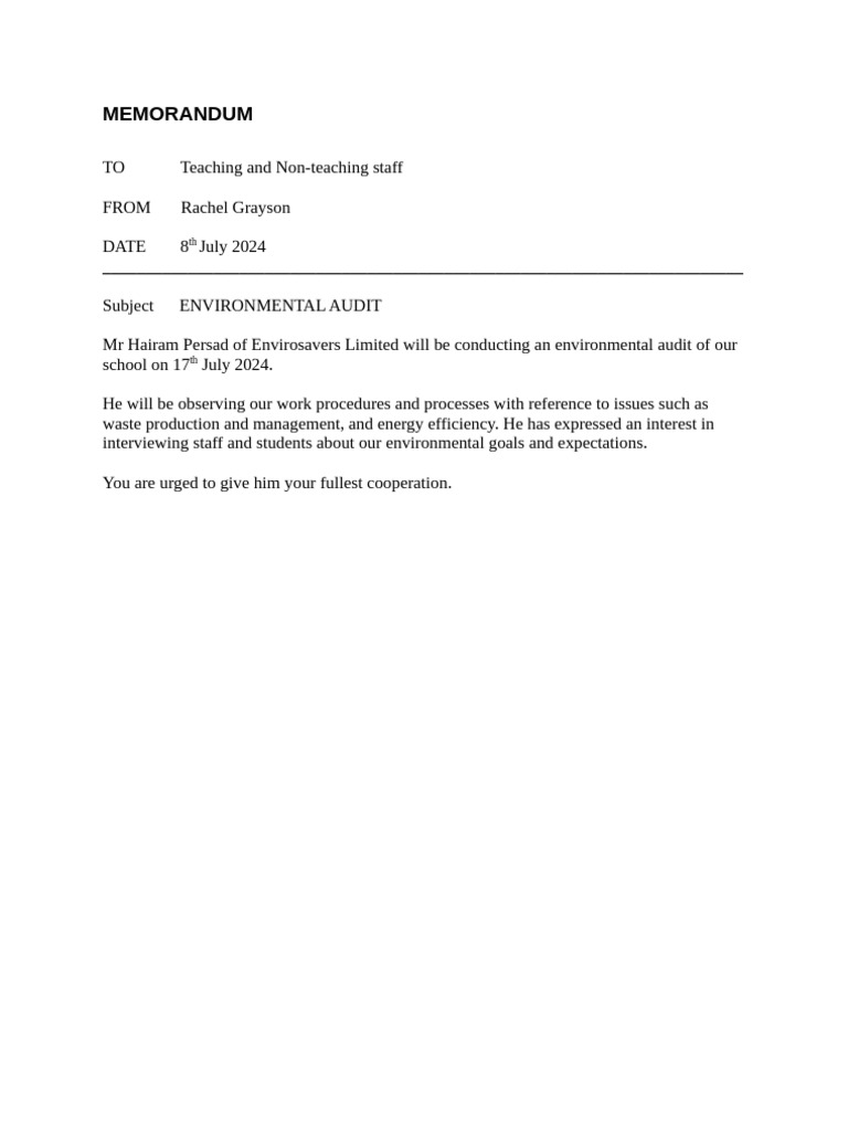 MEMORANDUM Blocked Style 2 | PDF