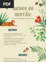 Animais Da Caatinga | PDF