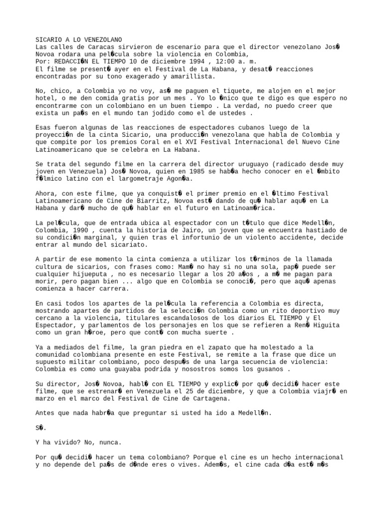 Sicario Pelicula | PDF