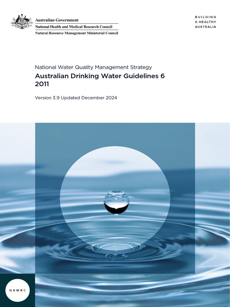 Australian Drinking Water Guidelines 6 | PDF | Water Purification ...