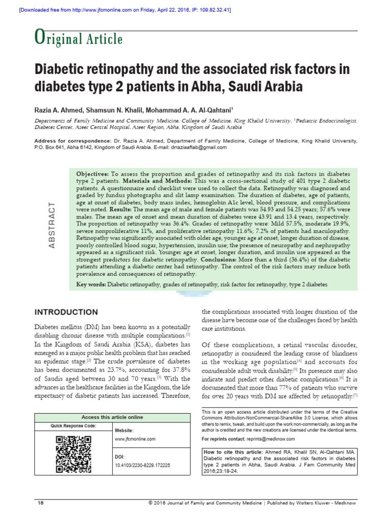 Journal Club Article 2023 | PDF | Diabetes | Human Diseases And Disorders