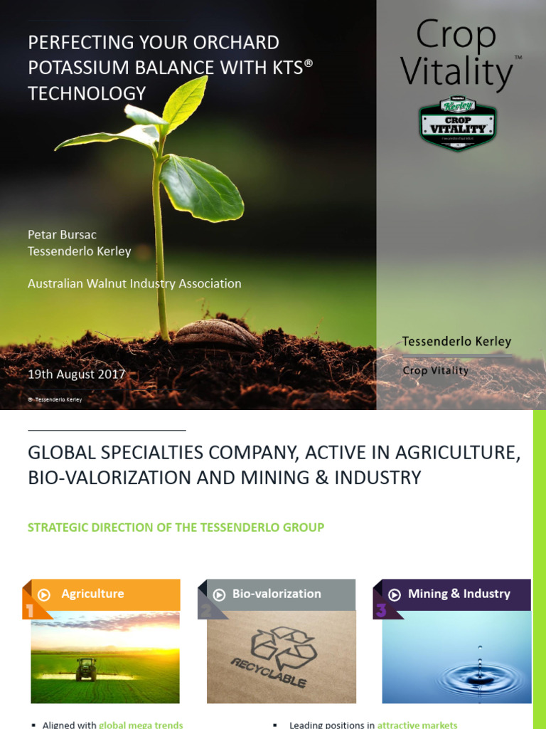 Perfecting Your Orchard Potassium Balance With KTS Technology Petar Bursac August 2017 | PDF ...