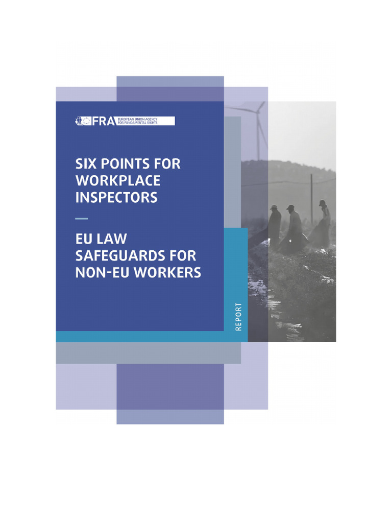 Six Points For Workplace Inspectors EU Law Safeguards For NonEU Workers ...