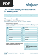 Ta10 Fittings and Contents Form | PDF