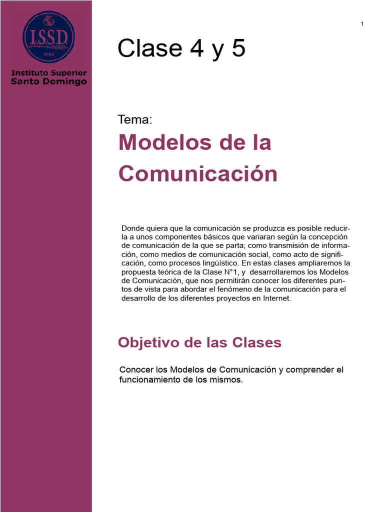 Psicología de Las Organizaciones - Clase 4 y 5 Modelos Comunicativos | PDF | Comunicación