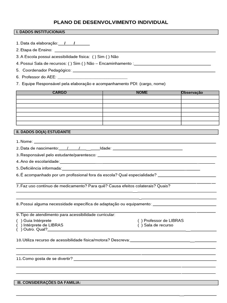 Modelo Pdi | PDF | Pensamento | Escrita