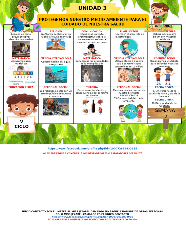 Actividades Educativas para el Cuidado Ambiental | PDF | Entorno natural