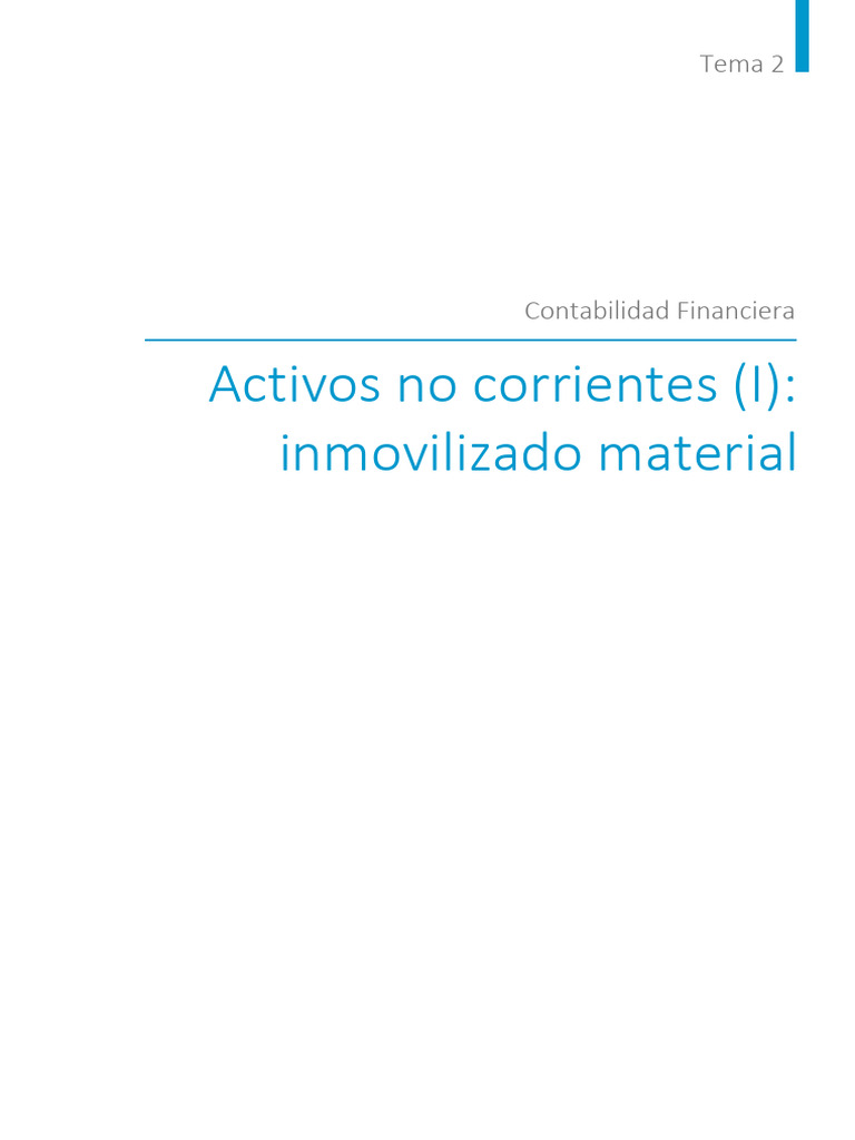 Activos No Corrientes | PDF | Contabilidad | normas internacionales de ...
