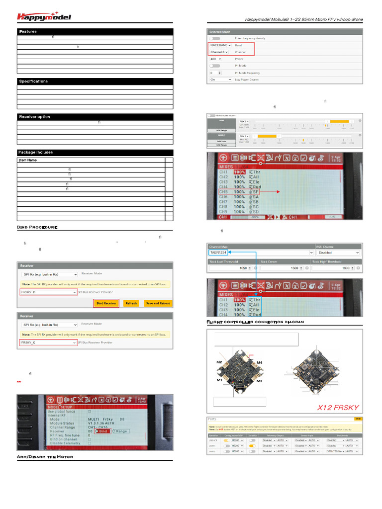 Mobula8 1-2S FPV Drone Manual | PDF | Booting | Usb