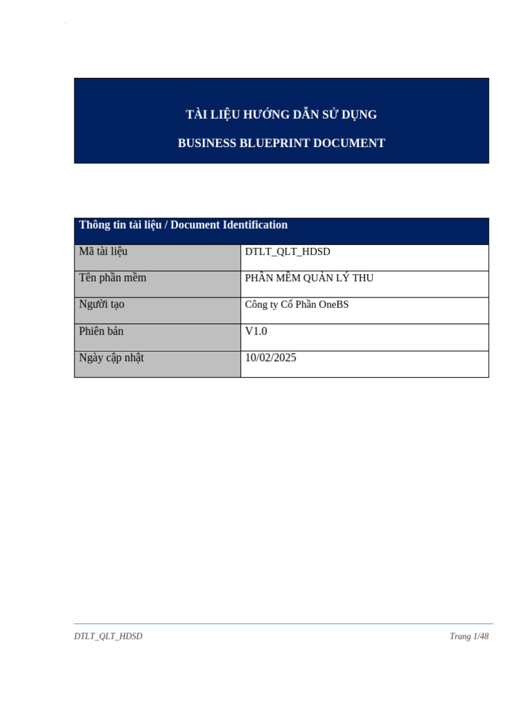 Tài Liệu HDSD | PDF