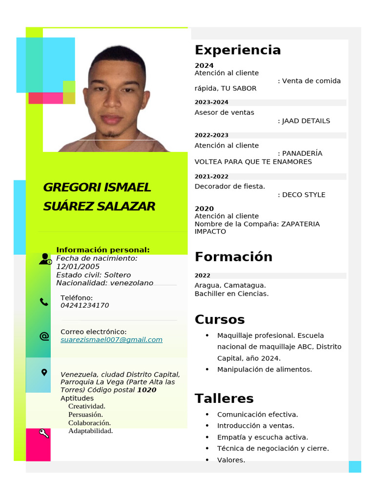 Curriculum Isamel | PDF