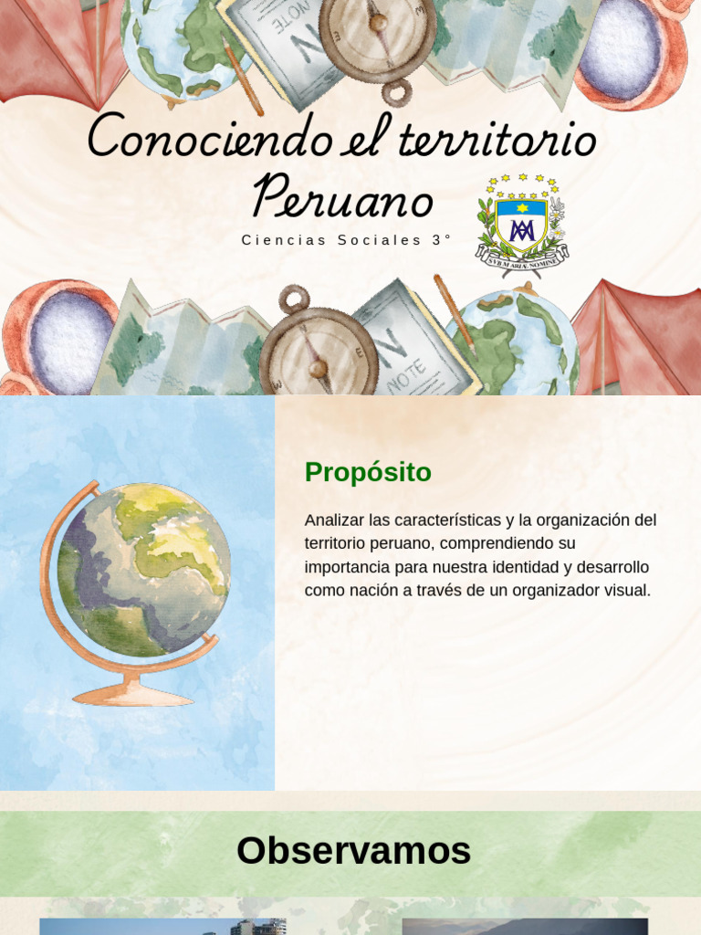 Organizador Visual del Territorio Peruano | PDF
