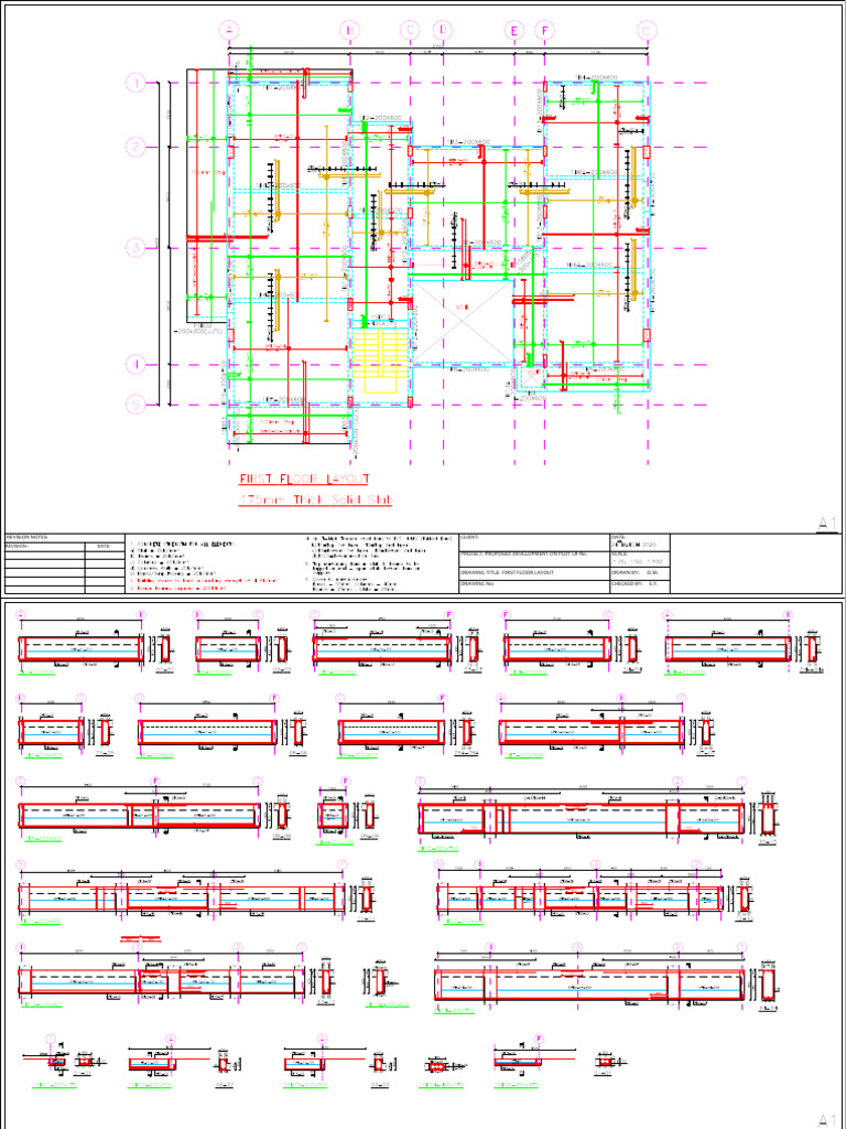 Office Block Structural Details-24!03!2025 | PDF