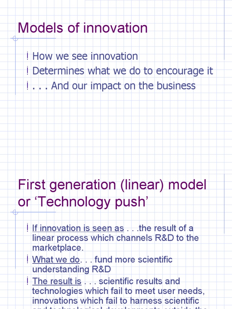 Models of Innovation | Download Free PDF | Research And Development ...