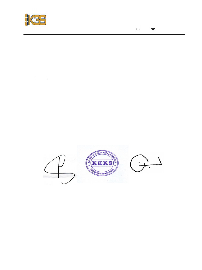 Undangan Pertemuan K3S | PDF