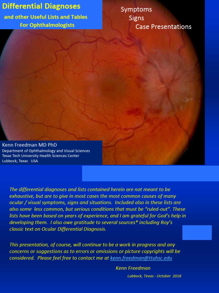 Symptoms Signs Case Presentations: and Other Useful Lists and Tables ...