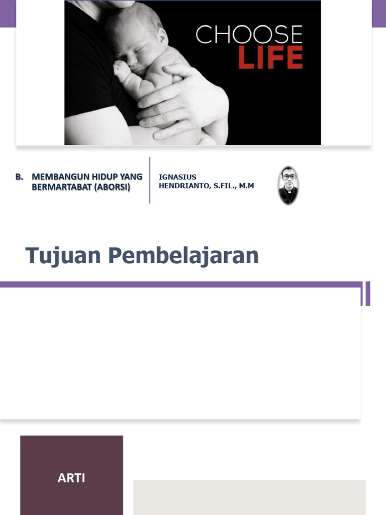 Menghargai Hidup Sebagai Anugerah (Aborsi) | PDF