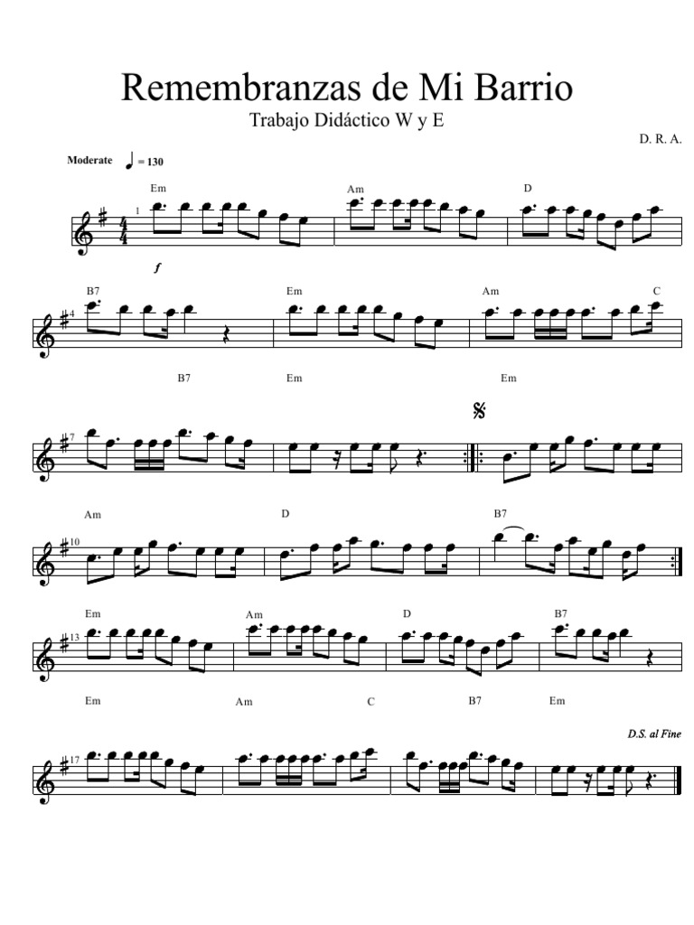 Remembranzas de Mi Barrio | PDF