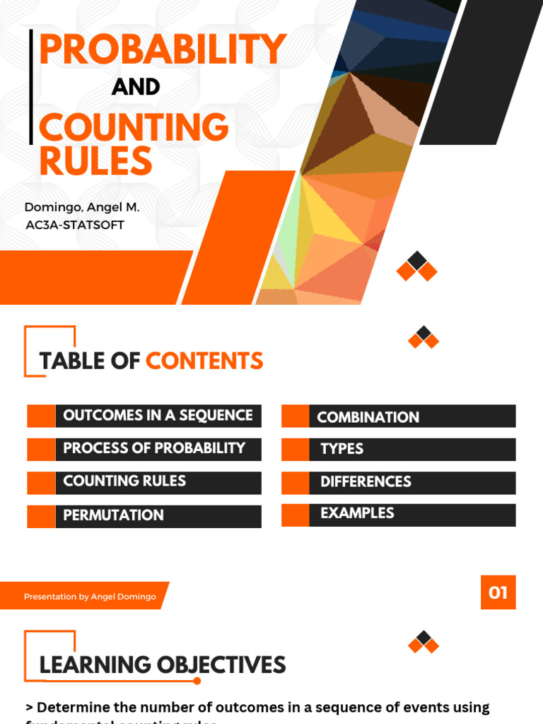 Probability and Counting Rules | PDF | Probability | Permutation