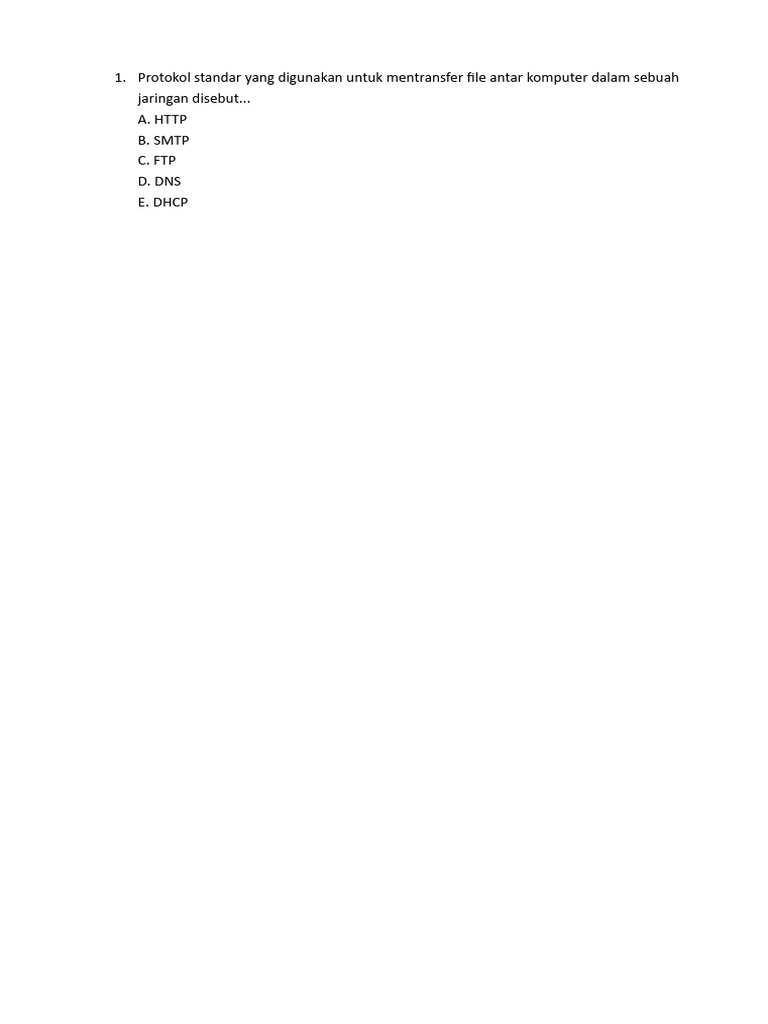 SOAL UJIAN ASJ 2025 40 Soal | PDF