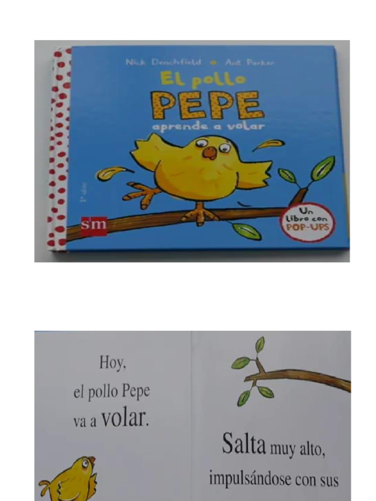 El Pollo Pepe Aprende A Volar PDF | PDF