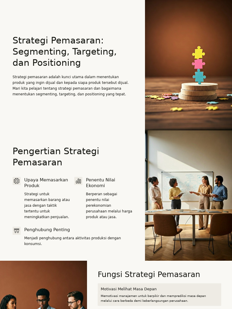 Strategi Pemasaran Segmenting Targeting Dan Positioning | PDF