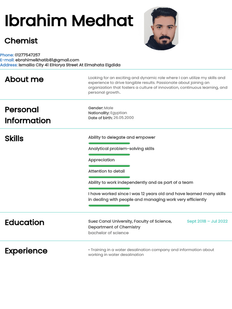 Ibrahim Resume 955 | PDF