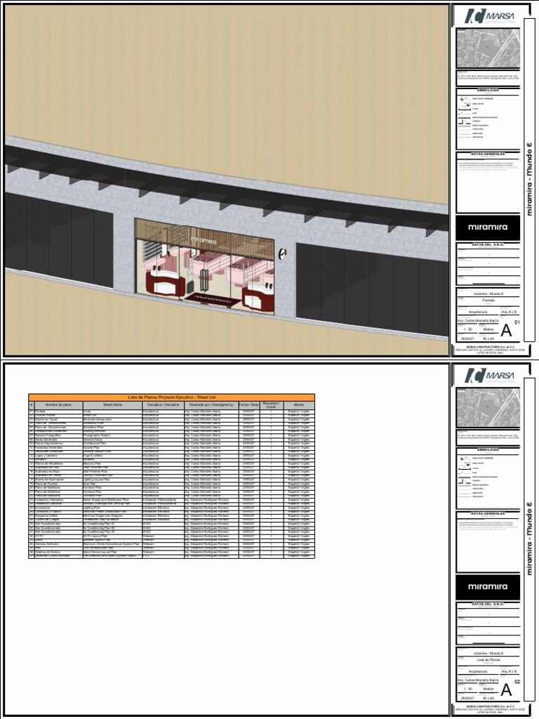 MM Edo Mex Mundo E Proyecto Ejecutivo | PDF | Construyendo tecnología | Diseño arquitectonico
