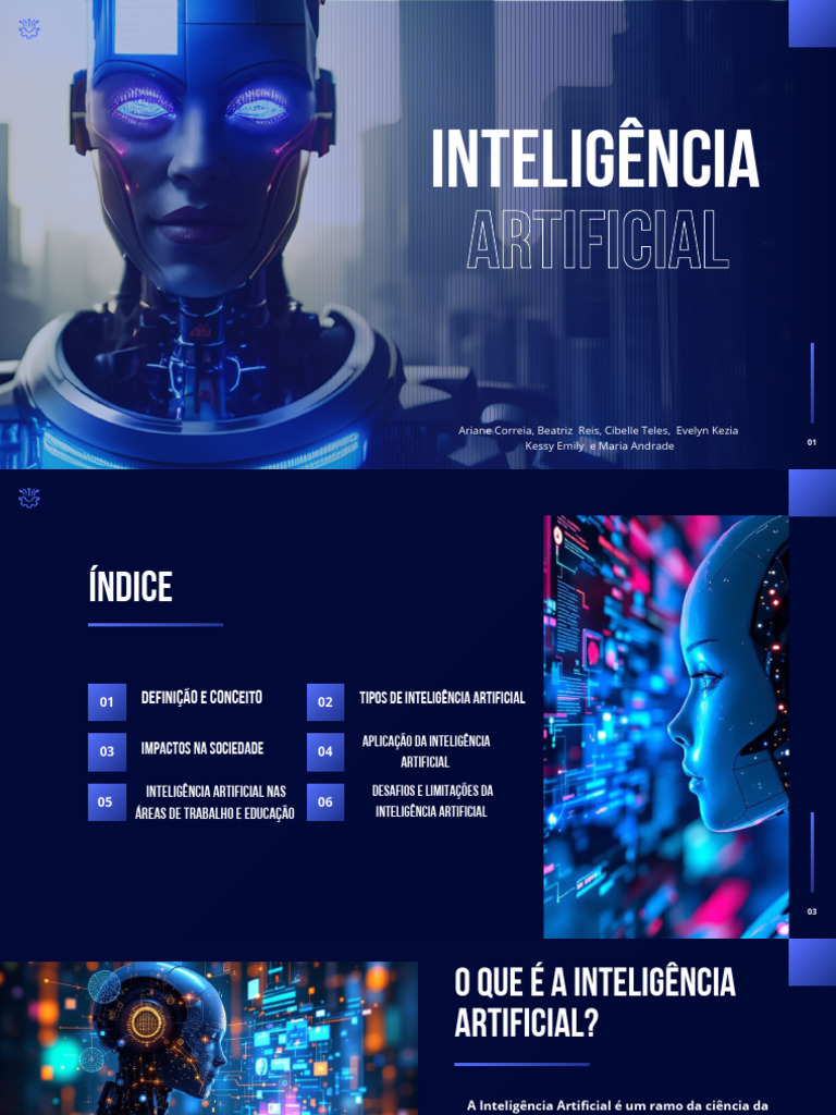 Blue Futuristic Artificial Intelligence Presentation - 20250508 ...