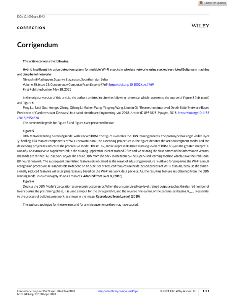 Concurrency and Computation - 2024 - Corrigendum | PDF | Learning | Algorithms