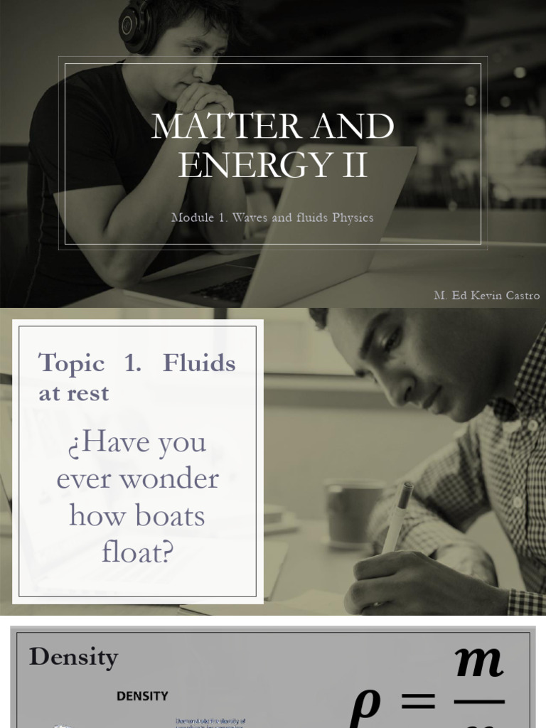 Understanding Fluid Density and Pressure | PDF | Buoyancy | Pressure