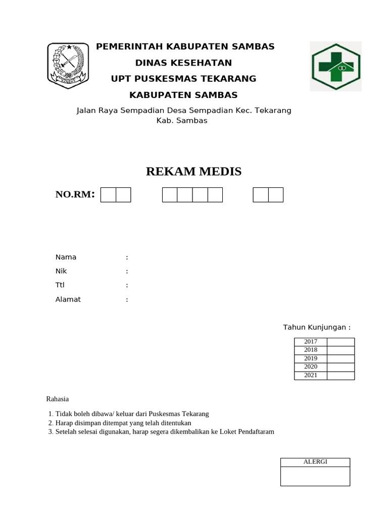 Coper Rekam Medik | PDF