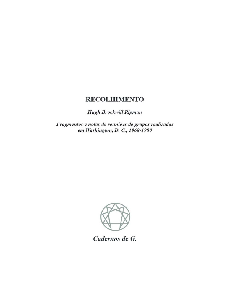 Hugh Brockwill Ripman - Recolhimento | PDF