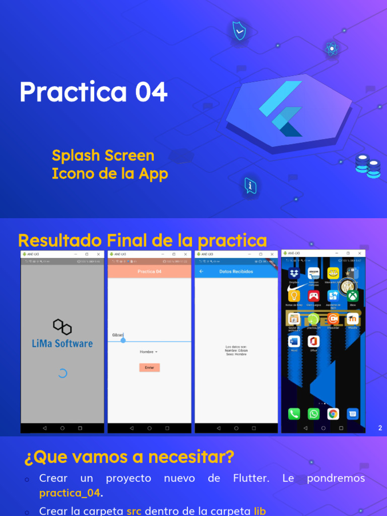 06 - Practica 04 (Practica 03 - SplashScreen e Icon Launcher) | PDF ...