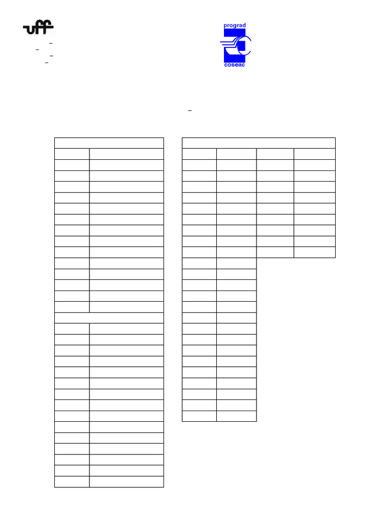 UFF 2018 Gabarito TecnicoemMecanica | PDF