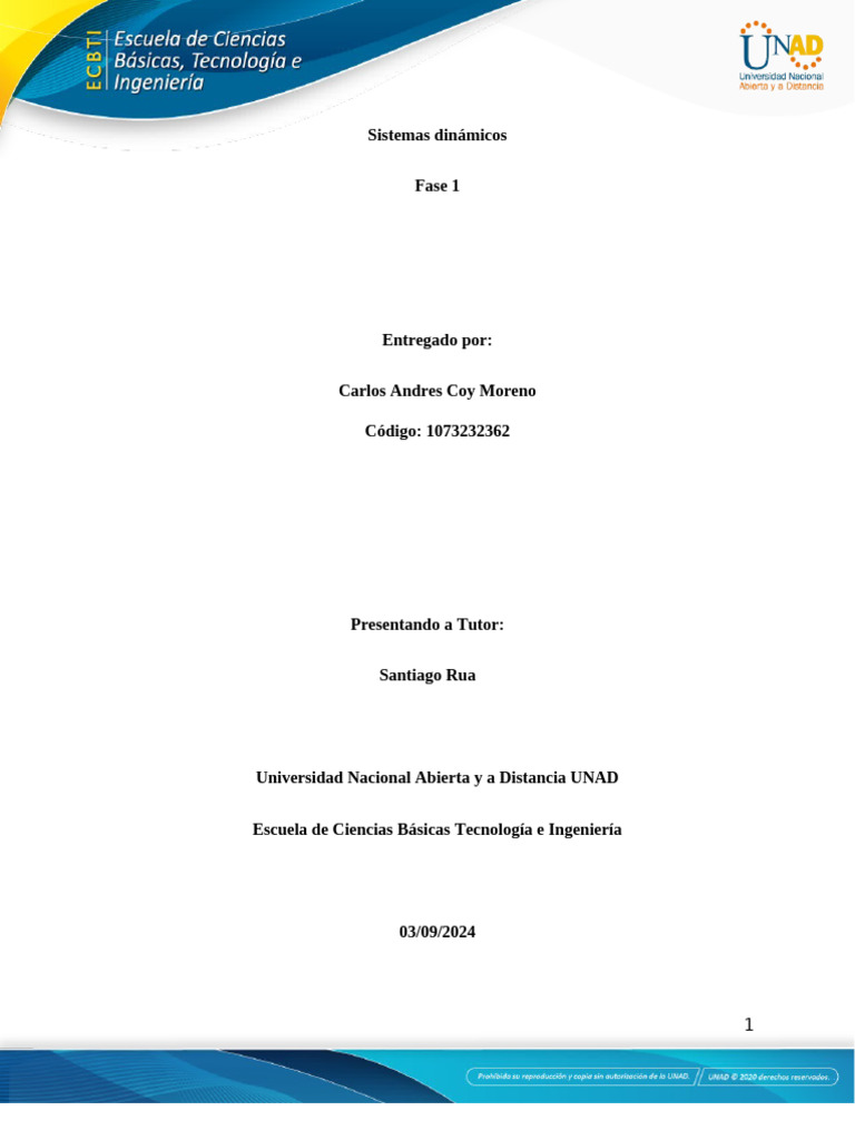 Sistemas Dinami Fase1 Carlos Coy | PDF | Vapor | Calor