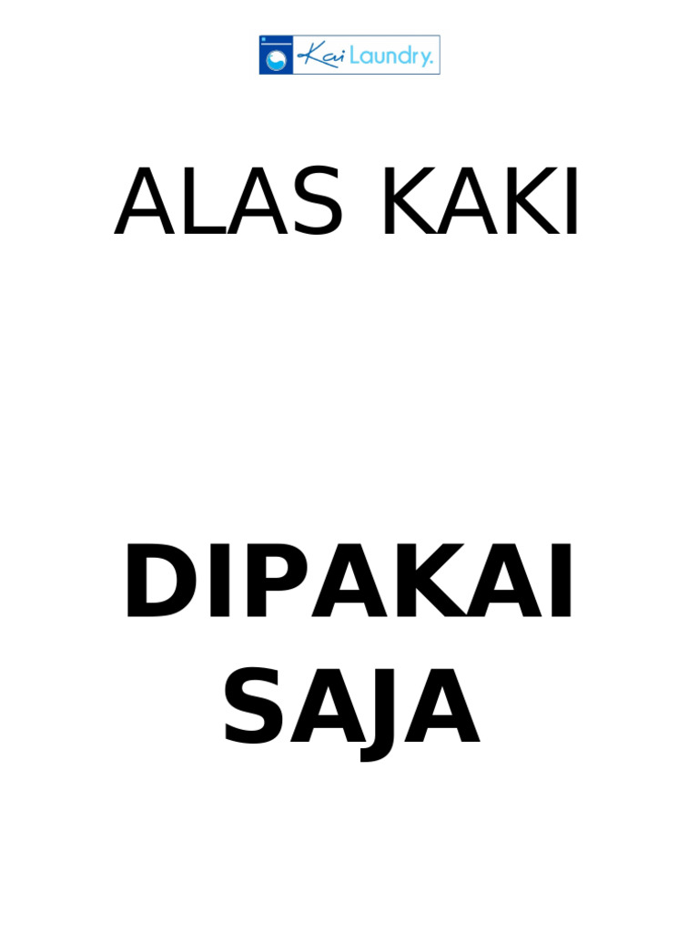 Alas Kaki | PDF