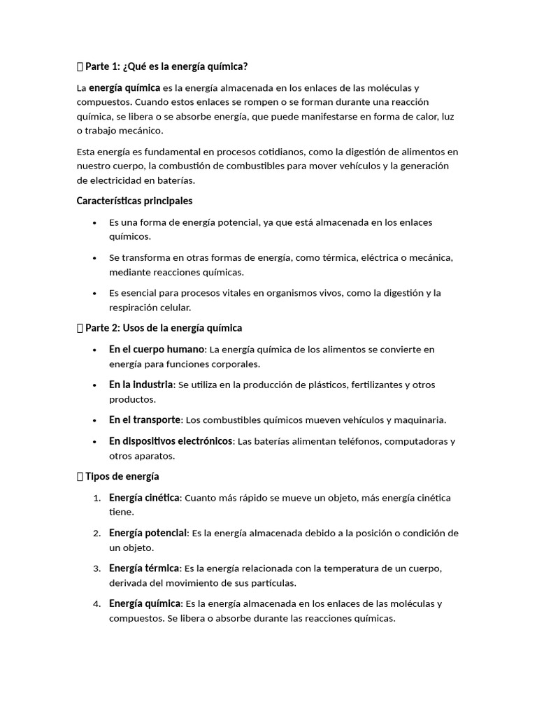 Imágenes de Energía Química | PDF | Química | Ciencias fisicas