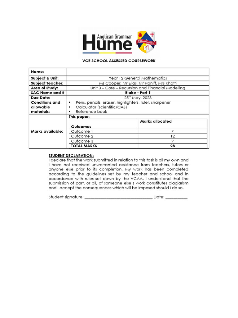 2023 FM SAC Financial - Part 1 | PDF | Interest | Financial Modeling