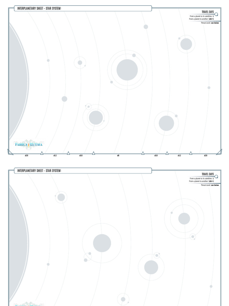 Fabula Ultima - Techno Maps | PDF | Astronomy | Outer Space
