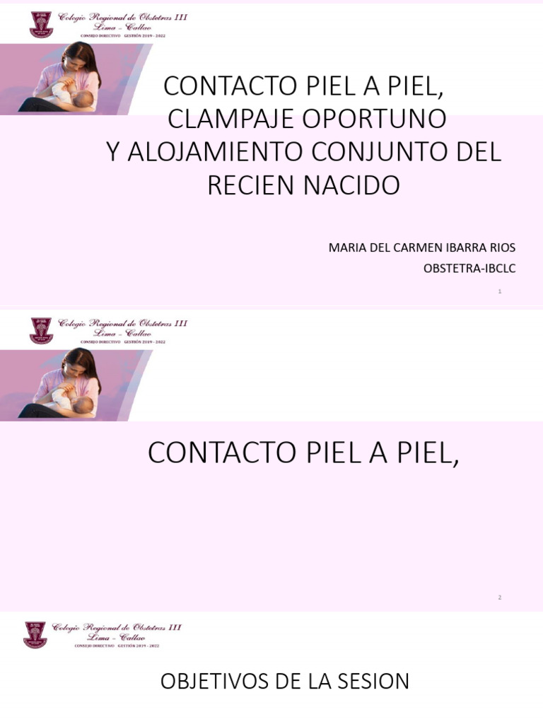 Contacto Piel a Piel y Lactancia Exitosa | PDF | Parto | Infantes