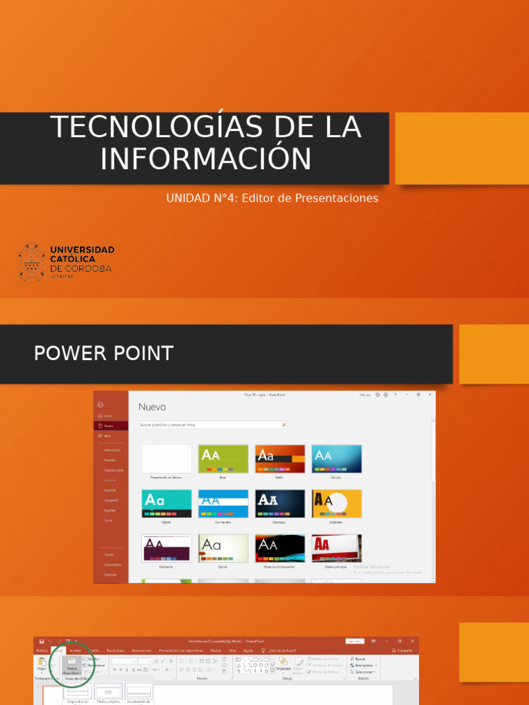 UNIDAD N 4 - Presentaciones | PDF