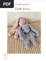 Snuggle Bunny Crochet Pattern Guide | PDF | Crochet | Folk Art